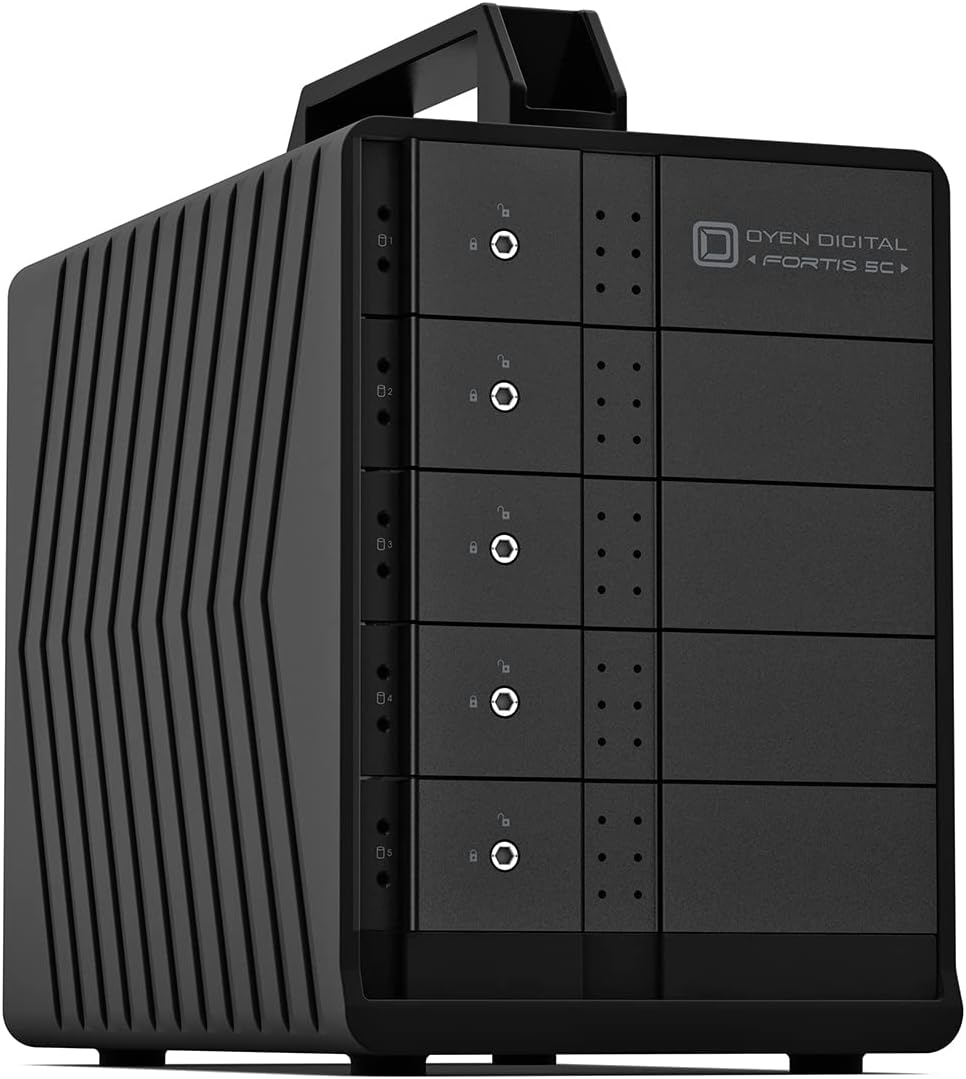 Oyen Digital Fortis 5C 5-Bay USB-C External Drive Array and Enclosure ...